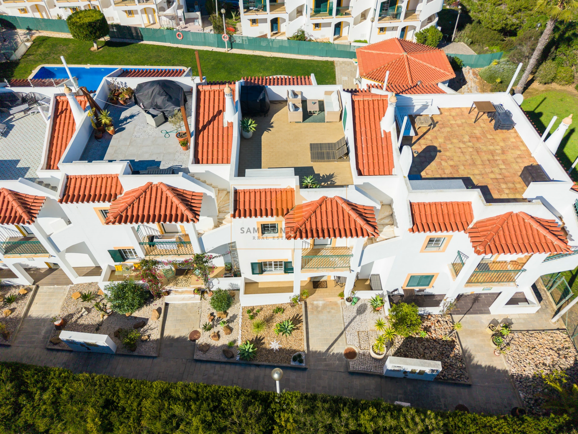 For sale in Colina Verde, Carvoeiro 2 bedroom townhouse with sea views ...